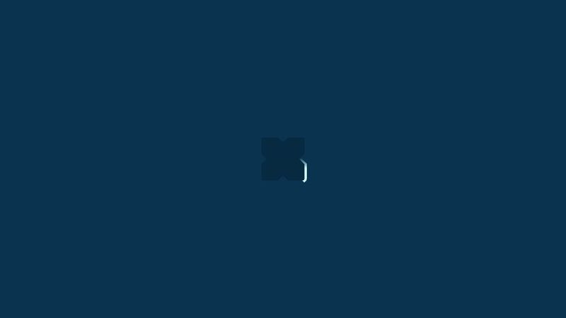 Clipped Square Loader - CSS