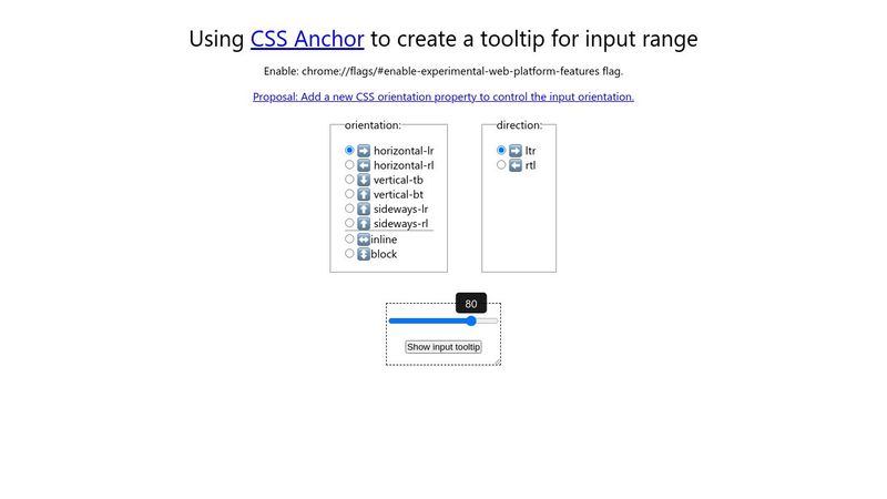 Using CSS Anchor to create a tooltip for input range