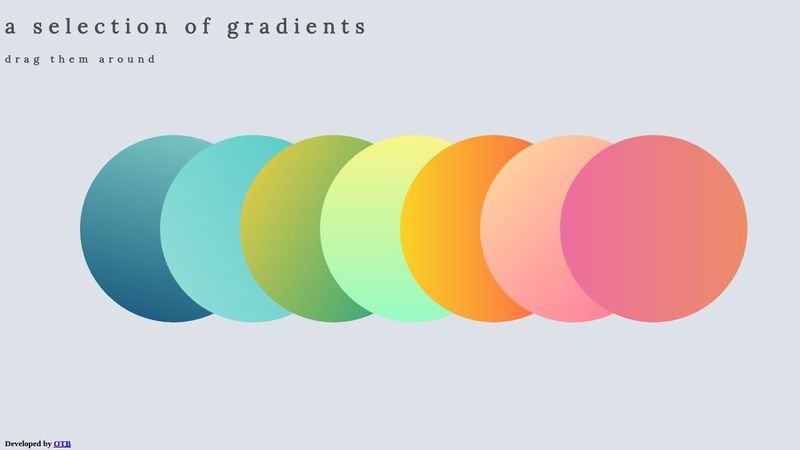 gradient circles