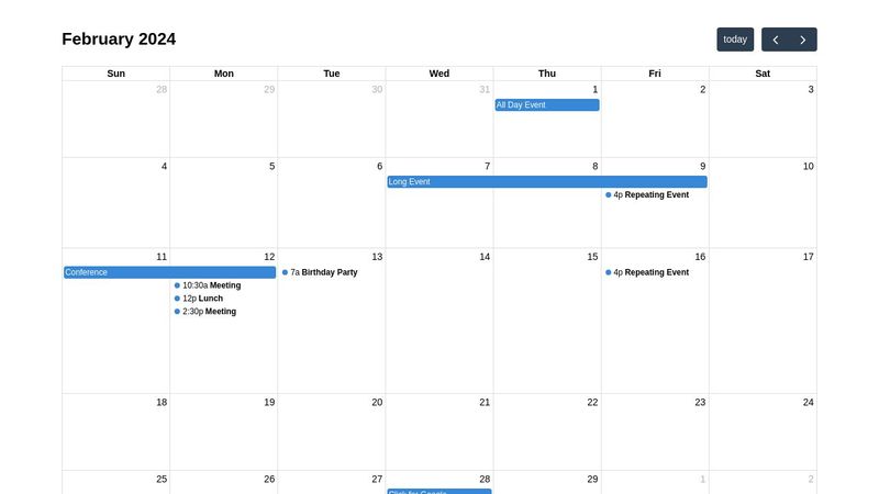 Fullcalendar event tooltip