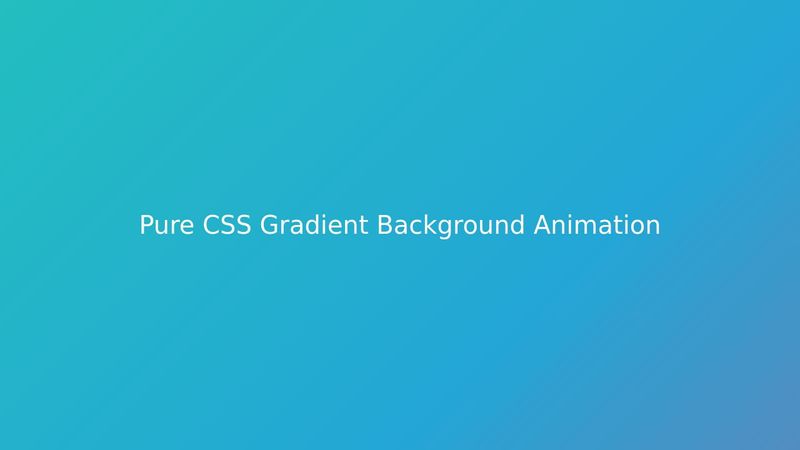 Demo:Gradient Background Animation | Bootstrap5