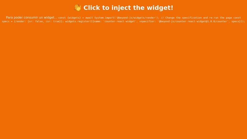 BeyondJS react counter widget [CDN]