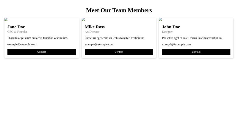 25/W3s. Meet The Team