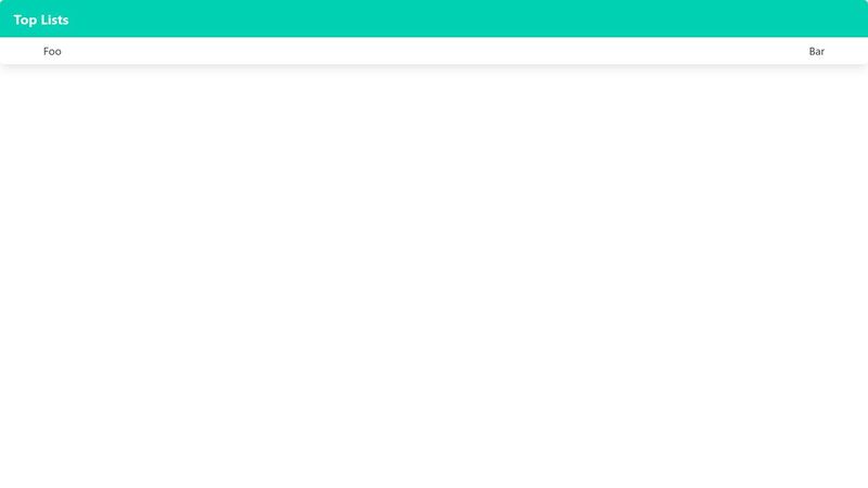 bulma - panel spacing example