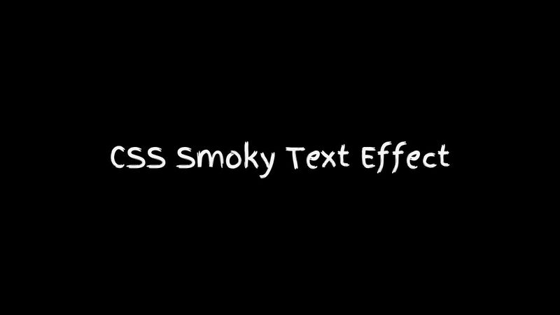 Smoky Text
