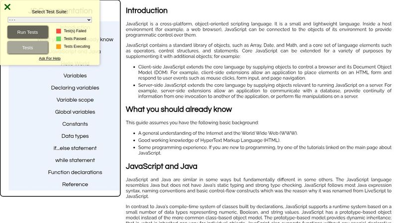 Technical Documentation Page