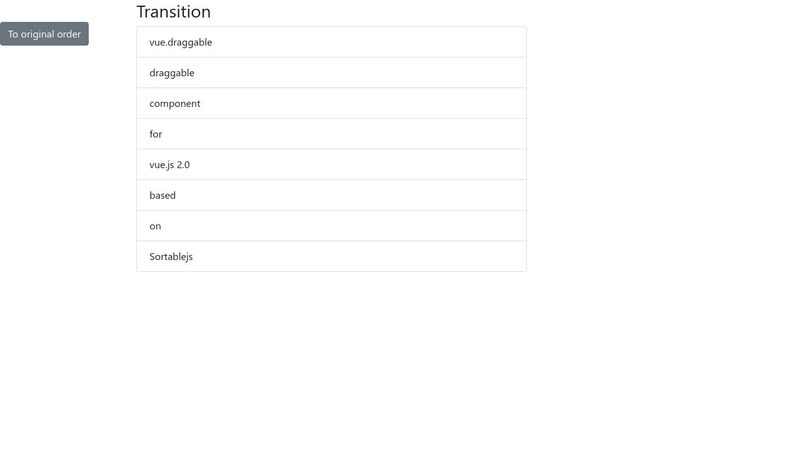 Vue.Draggable Transition Example