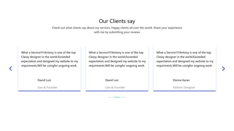 responsive bootstrap 4 slider
