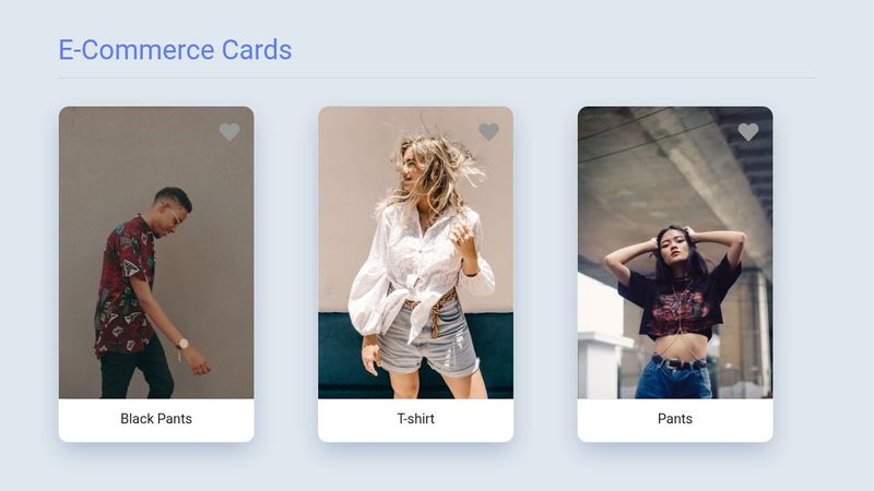 E-Commerce Cards