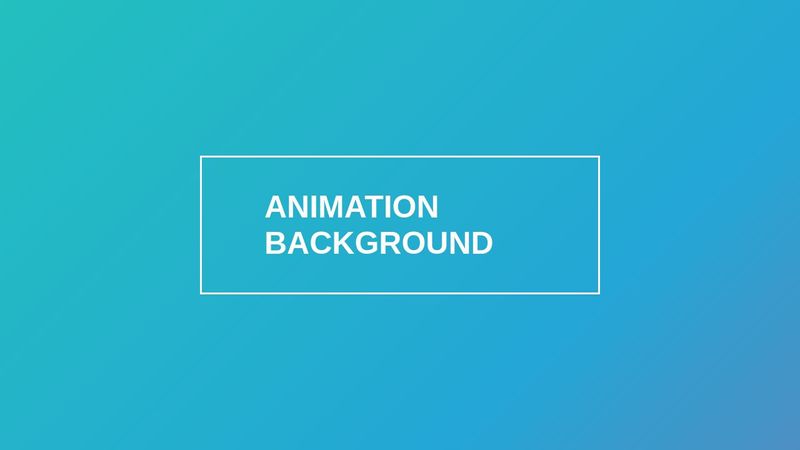 Animated Gradient Background Pure CSS
