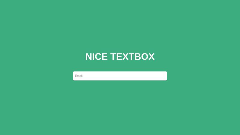 Animated Textbox