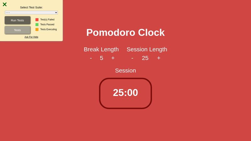 React Pomodoro Clock