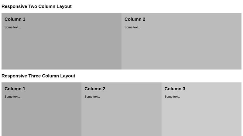 Responsive Columns