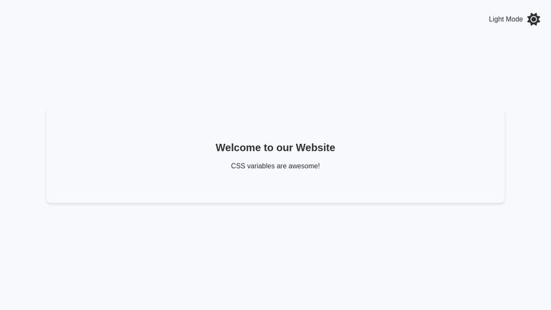 9.8 CSS Variables (Starter Template)