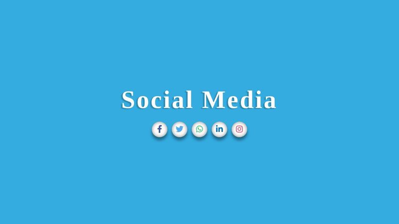 Social Media Icons Hover Effect Using Html And Css 8085