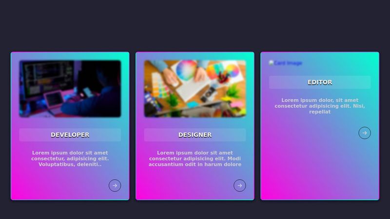 Responsive Card With Hover Effects