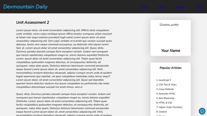 Devmountain Daily Lab 4