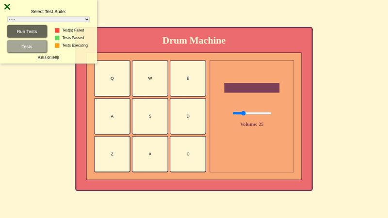 Drum Machine (freeCodeCamp project)