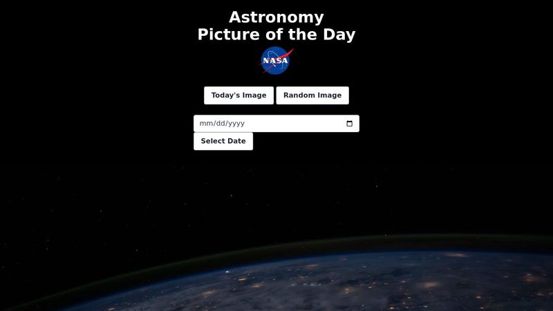 NASA Astronomy Picture of The Day API