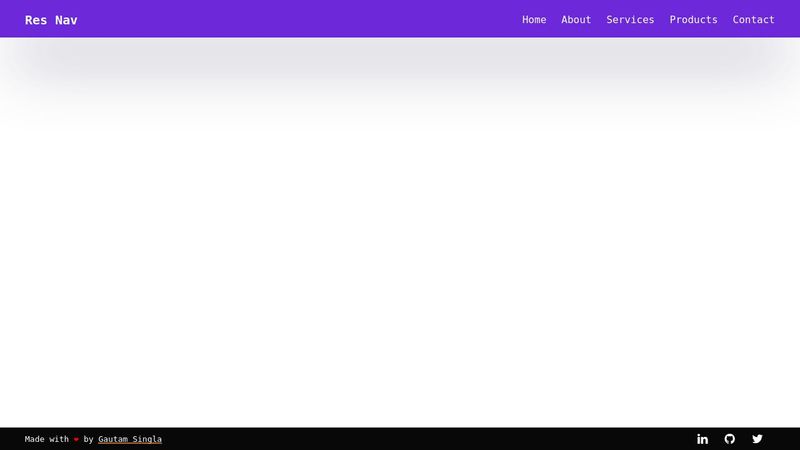 Pure CSS Responsive NavBar with Animation