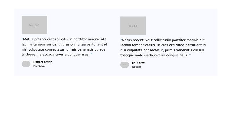 Testimonial Card - Tailwind CSS