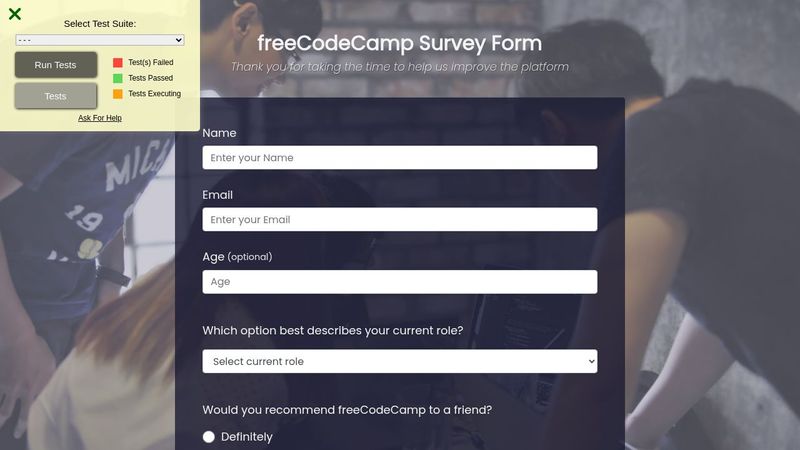 freecodecamp-form