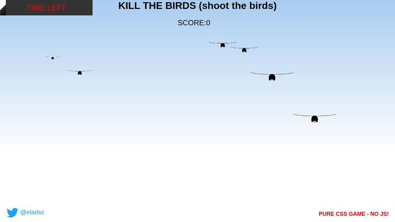 PURE CSS GAME - NO JS