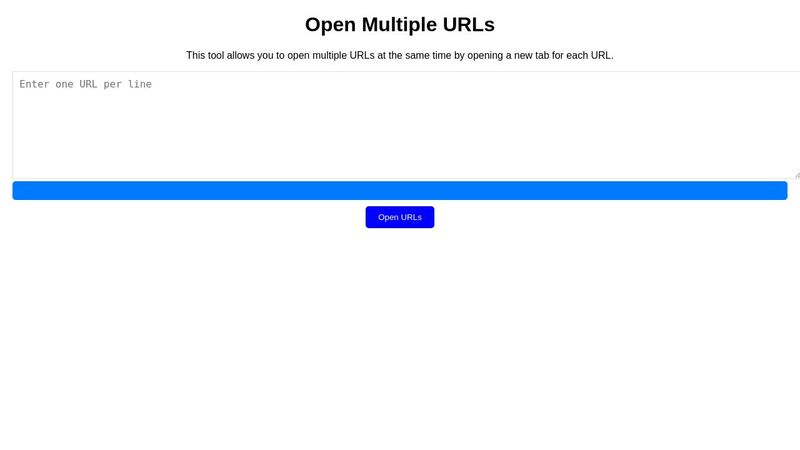 OPEN MULTIPEL URLS