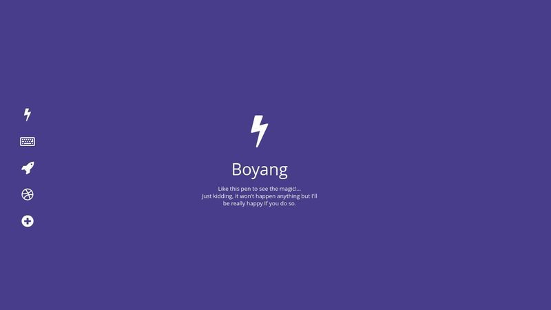 One Page Navigation CSS Menu