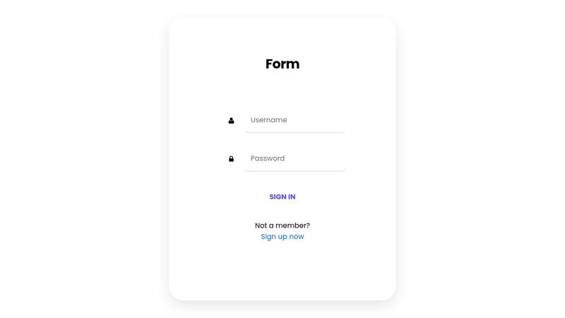 Login and Sign up Form Animated