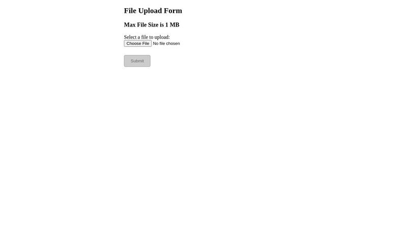 Restrict file upload size using JavaScript