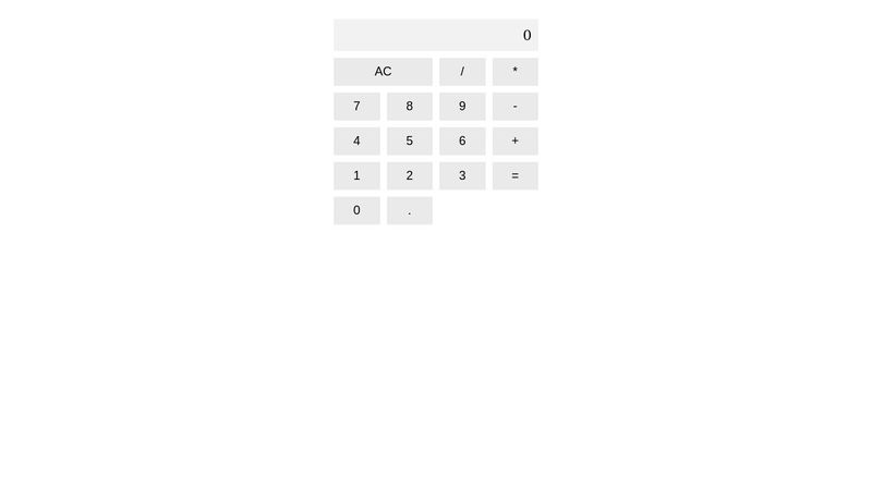JavaScript Calculator