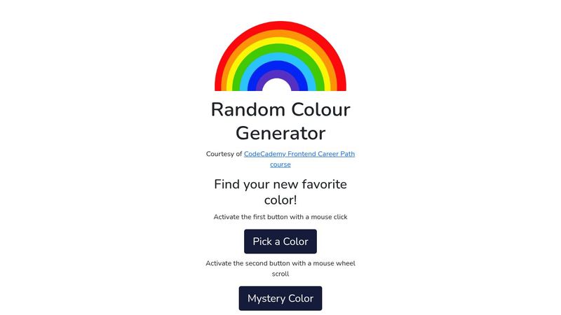 Random colour generator