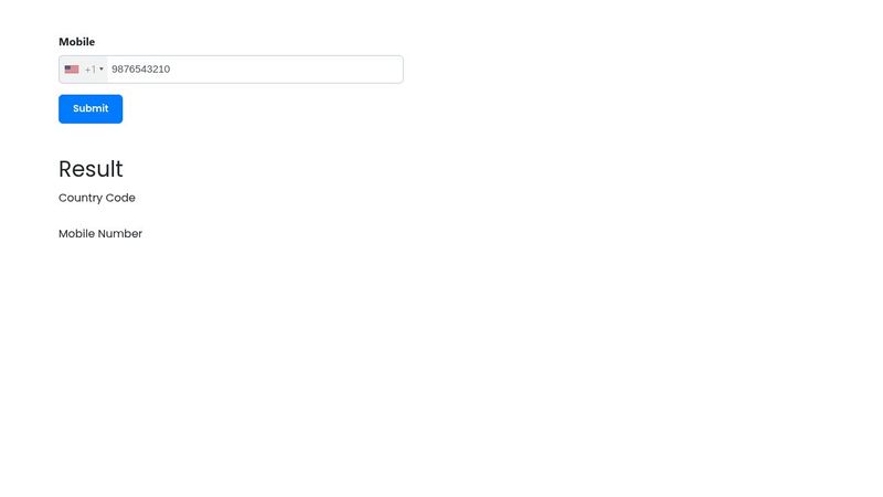 Intl Tel Input - country code selection