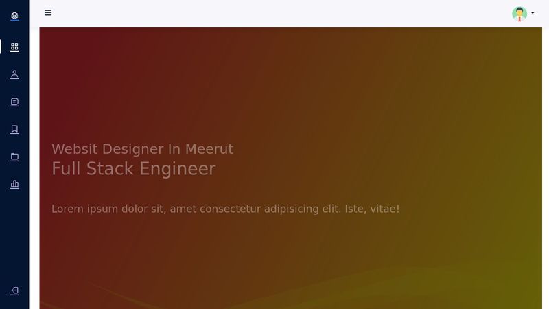 Bootstrap 5 Sidebar Menu with Toggle Button