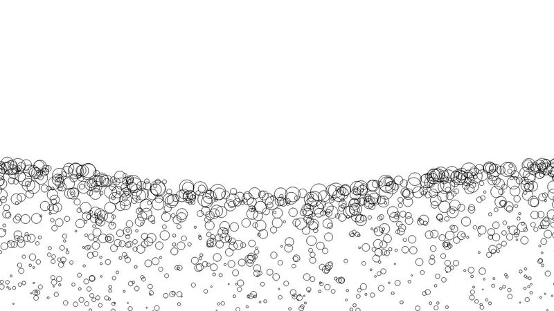 Repelling Bubbles (canvas & pure JS, no dependencies)