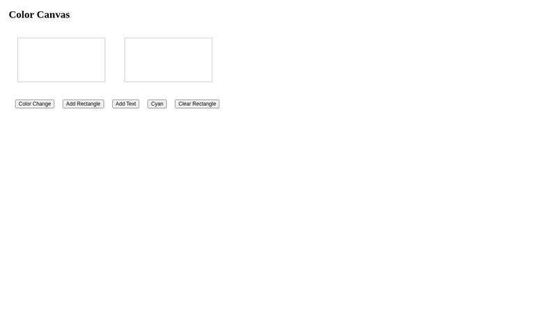 Canvas CSS Class by IDs #Adding Shape&Text