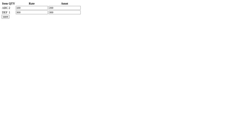Loop table cols, rows via jQuery + inputs