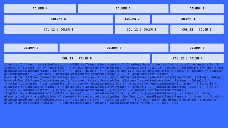 12 Column Responsive Grid - CSS Grid - Mobile First
