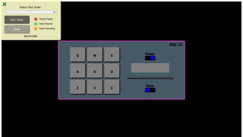 FCC - Drum Machine React