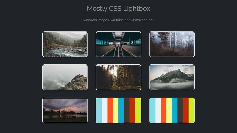 CSS Lightbox v2d