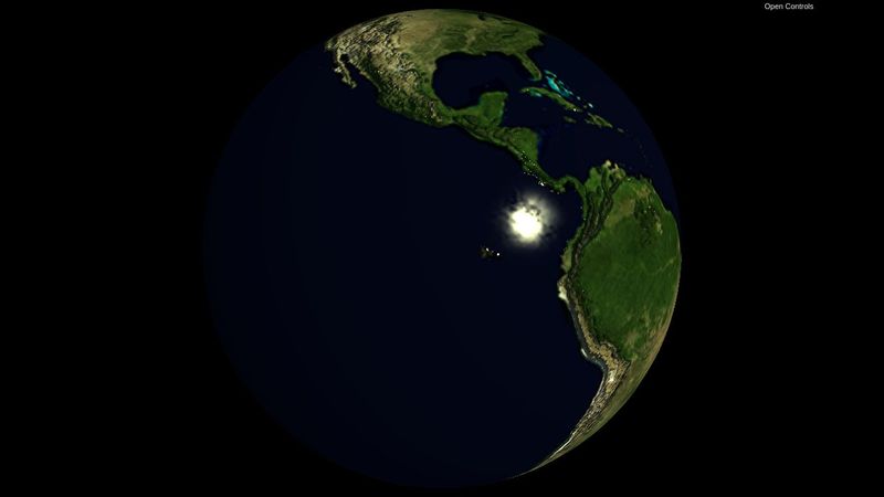 3D Earth Using three.js