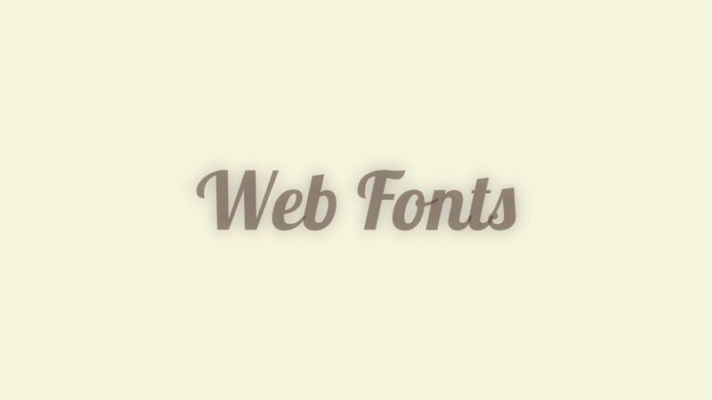 Web Font Preload