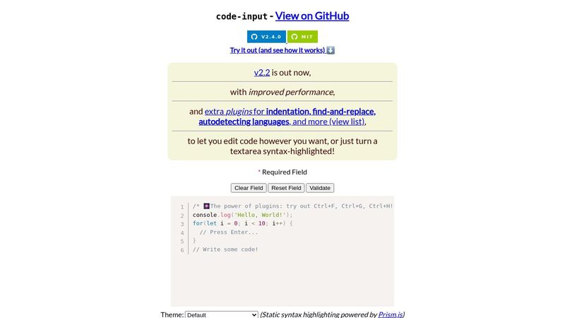 Custom Element for editable, syntax-highlighted code using z-indexes