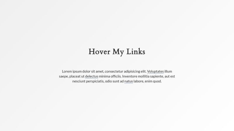 Link Hover Effect