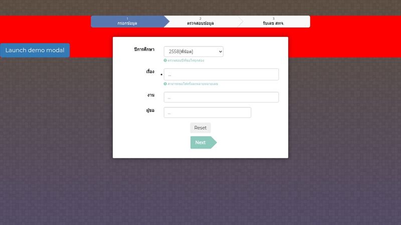 Multi Step Form with Progress Bar using jQuery and CSS3