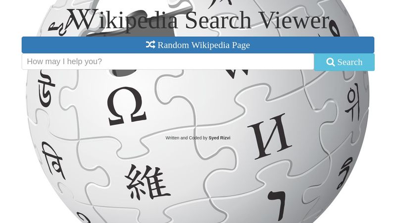 Wikipedia Search Viewer
