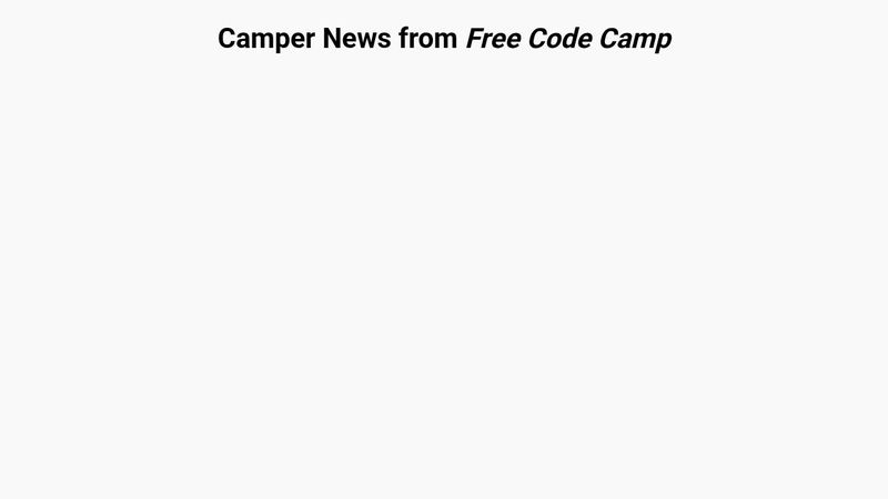 Stories from Free Code Camp news.