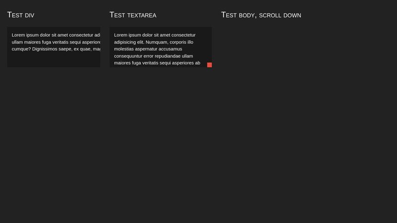 Scrollbar style clean css (Webkit)