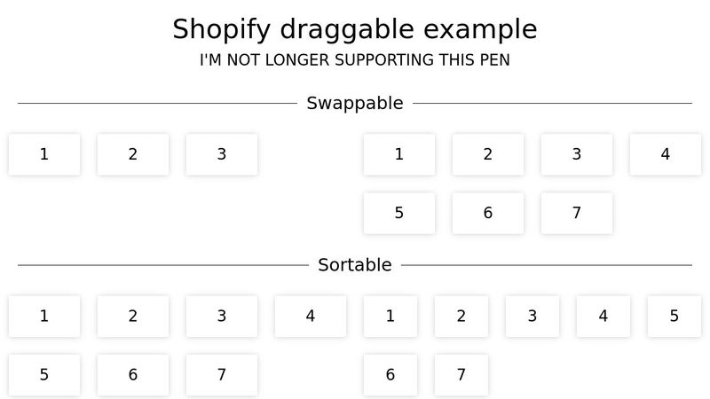 Shopify draggable example
